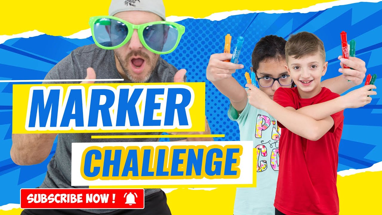 Fun and Educational Activity for Kids: Markers and Tennis Ball ...
