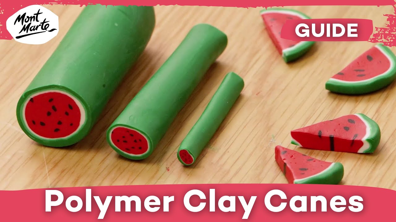 Guide to how to make polymer clay canes - YouTube