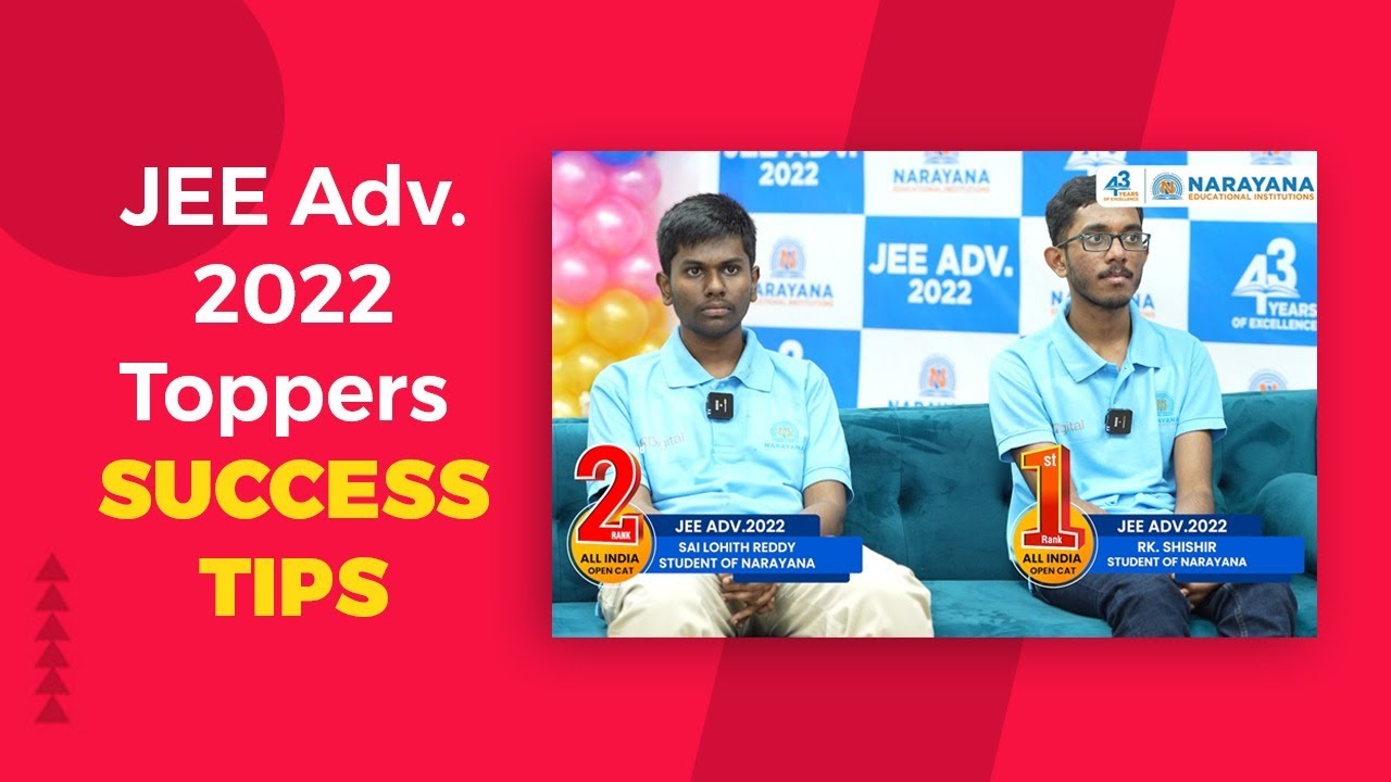 Toppers R K Shishir AIR 1 And Sai Lohith Reddy AIR 2 Shares Tips To Toppers R K Shishir AIR 1 And Sai Lohith Reddy AIR 2 Shares Tips To