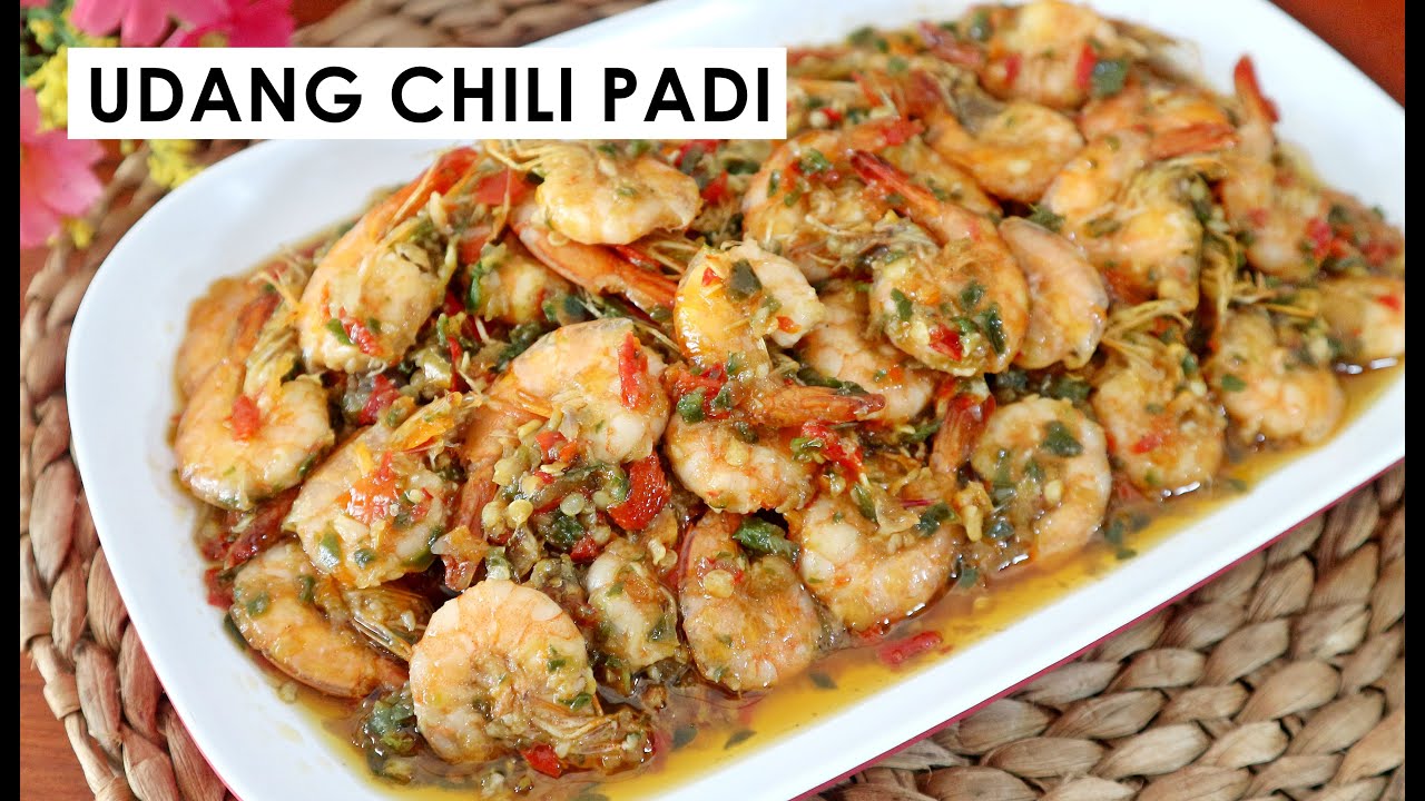 RESEP UDANG CHILI PADI | Mudah dan Enak ! - YouTube