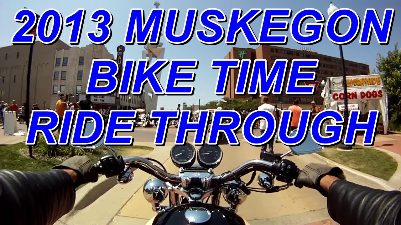 2013 Muskegon Bike Time Ride Through - YouTube
