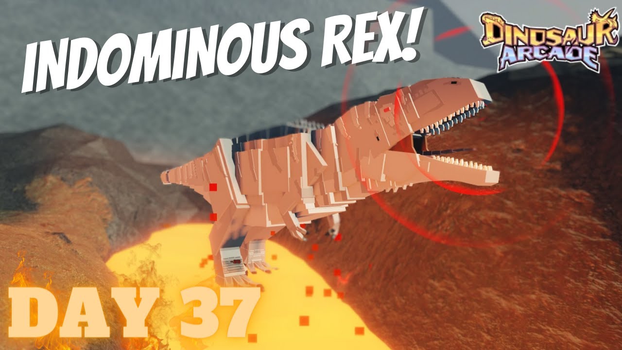 I Survived 50 DAYS as the INDOMINUS REX! - Dinosaur Arcade - YouTube