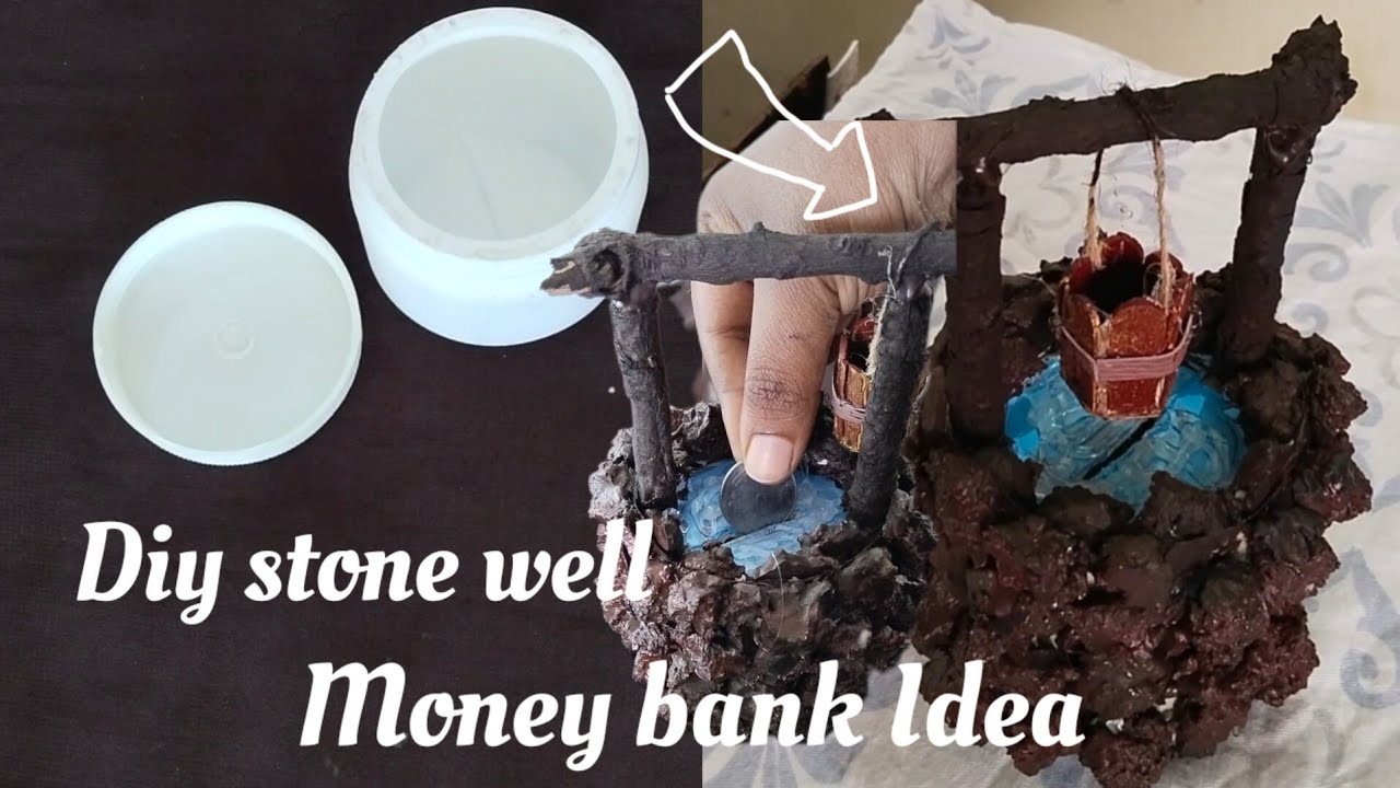 diy money bank And home decor | Easy craft | school project ideas ...