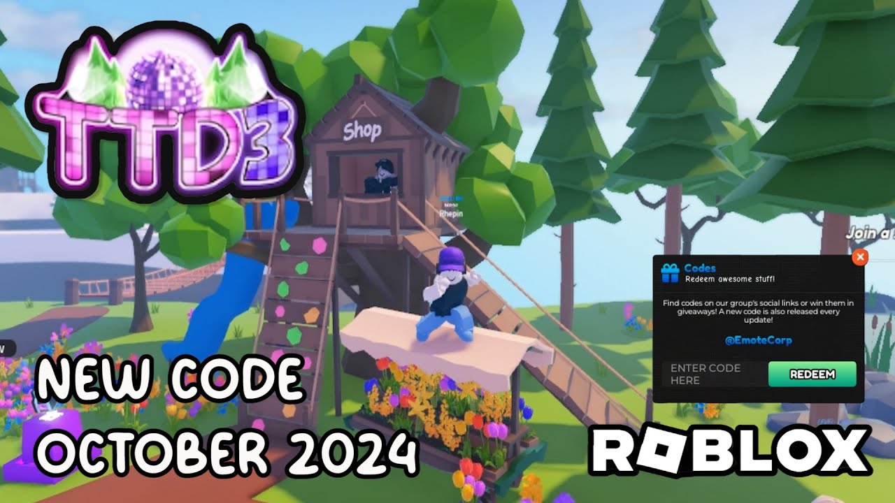 Roblox TTD 3 -New Code October 2024 - YouTube