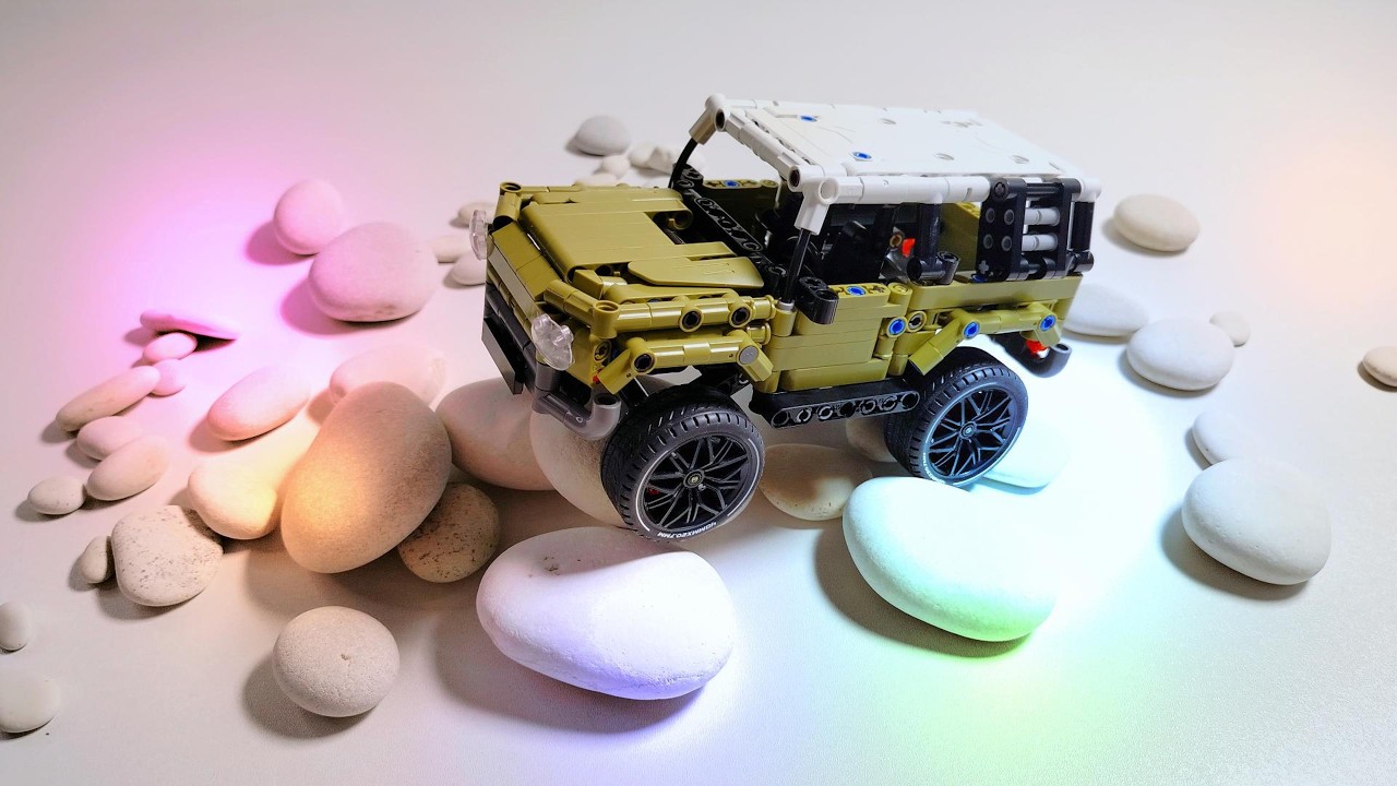 I built and tested a Lego Technic Defender off-road vehicle. - YouTube