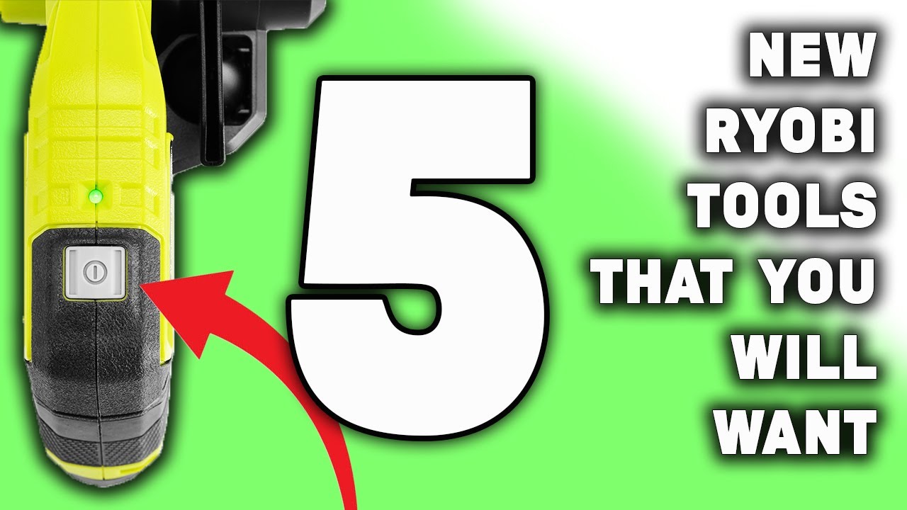 5 New RYOBI tools you will probably want #ryobi - YouTube