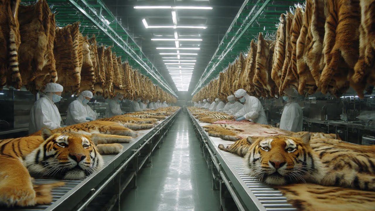 Inside Tiger Leather Factory Tour - From Tiger Skin to Luxury Products ...