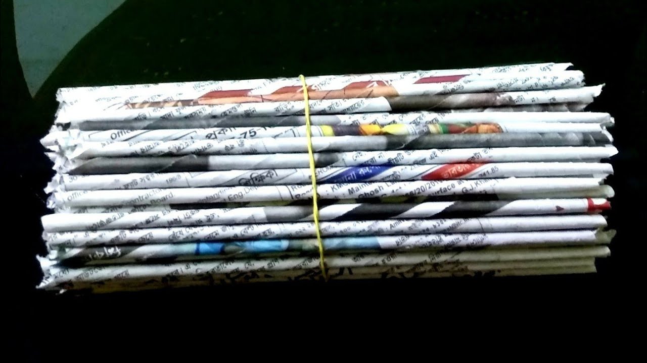 2 DIY Newspaper Craft / Best out of waste craft ideas - YouTube