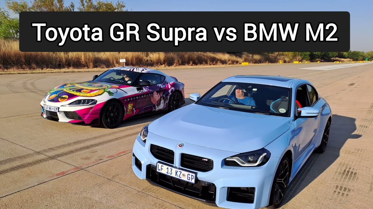 BMW M2 takes on Toyota GR Supra - YouTube