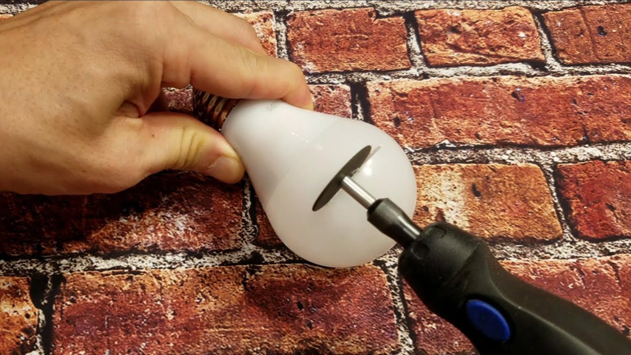 What's inside an LED LIGHT BULB - cut open - YouTube