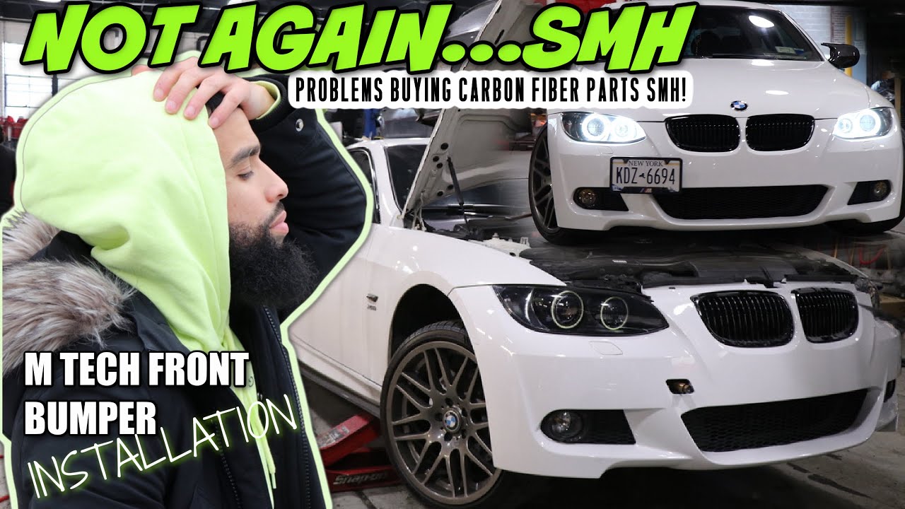 bmw e92 m tech front bumper AFTERMARKET PERFECT FITMENT!! LIKE OEM WOW ...