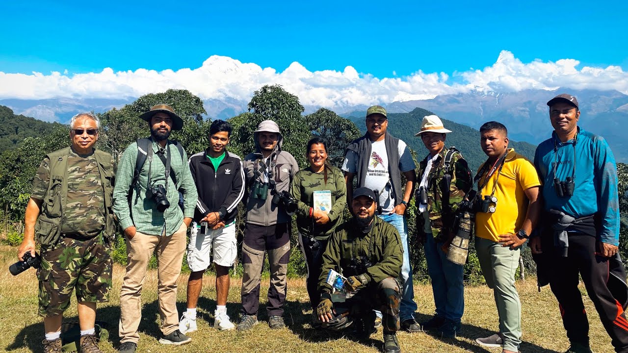 Birding enroute to Australian Base Camp | Pokhara Bird Society - YouTube