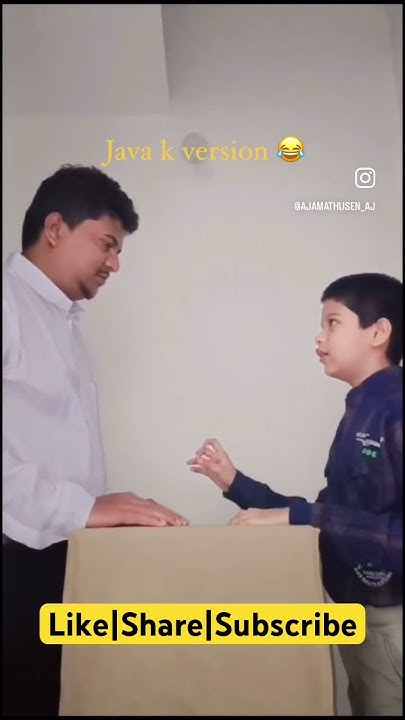 Java k versions | Comedy video | Funny video | Interview #java #shorts ...