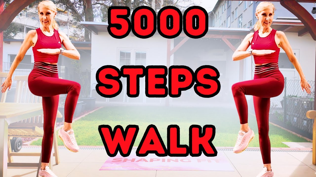 5000 Steps Express Walking Workout – 30 Min Indoor Cardio with Quick ...