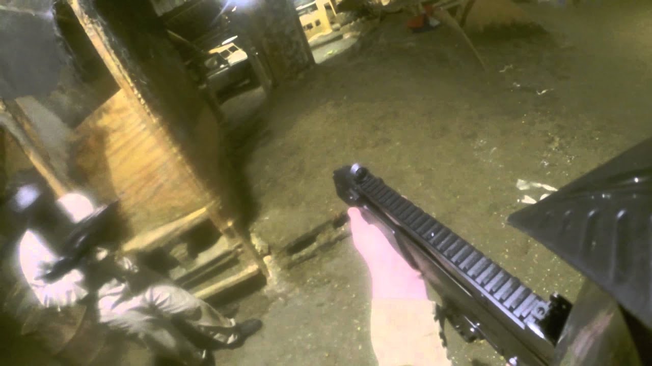 Airsoften Paintball loods - YouTube