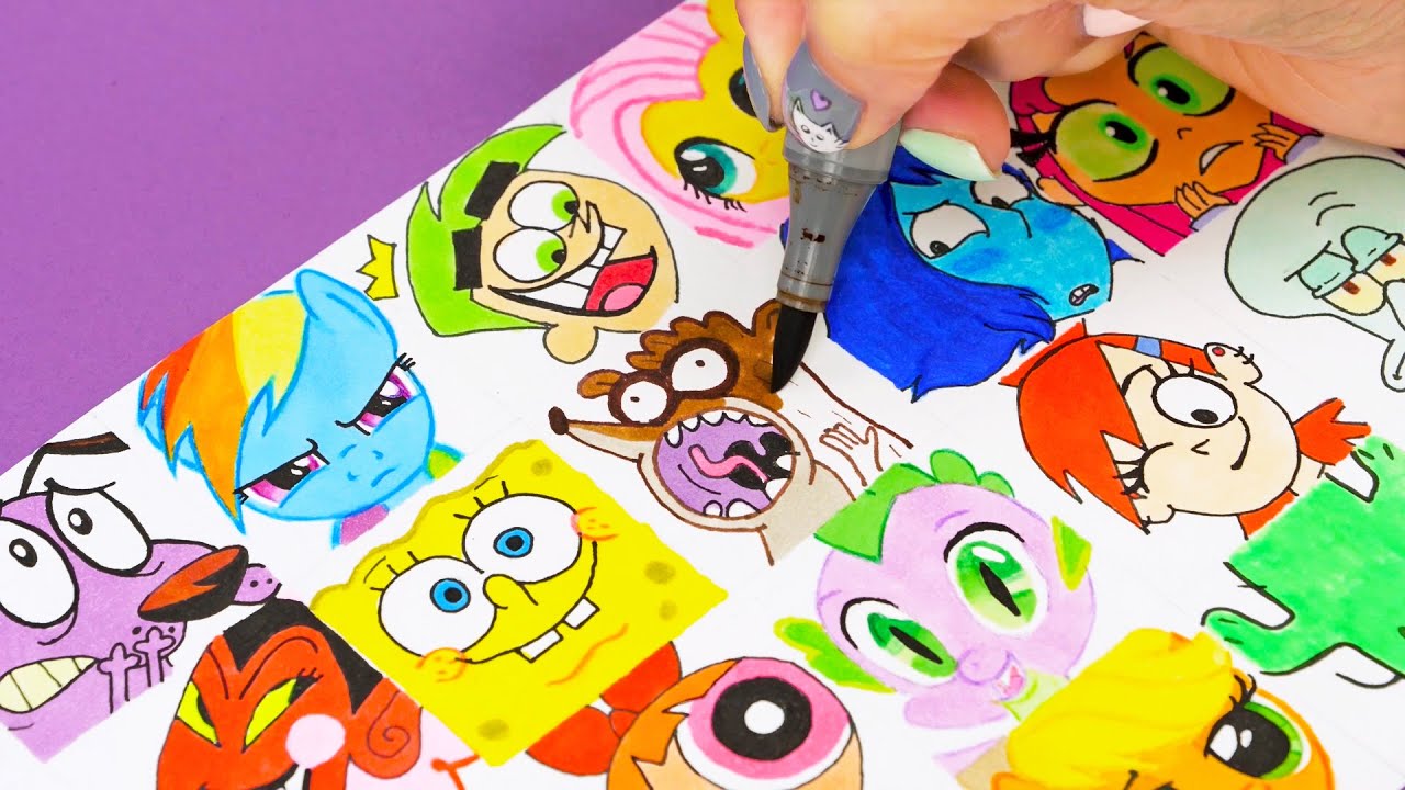 FUNNY TRICKS WITH DRAWING AND MORE - YouTube