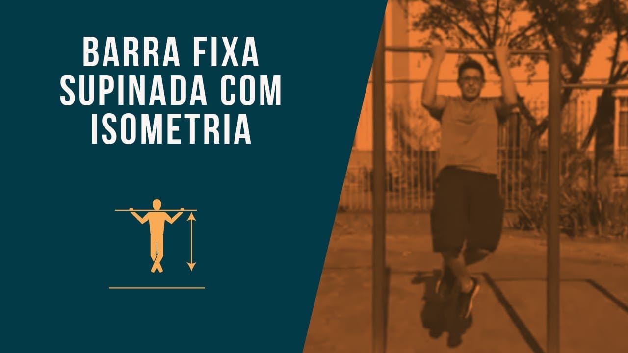 Barra fixa supinada com isometria - YouTube
