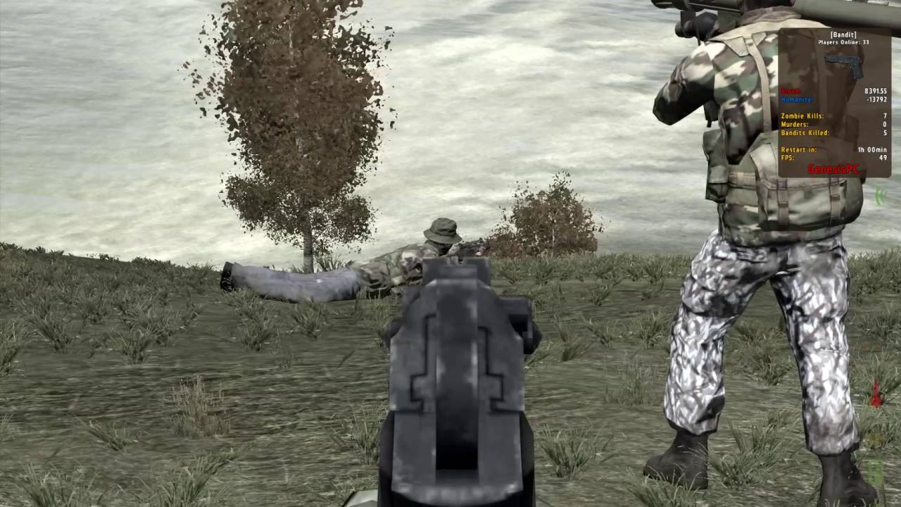 DayZ Epoch - 3 M9 mags vs 12 bots - YouTube