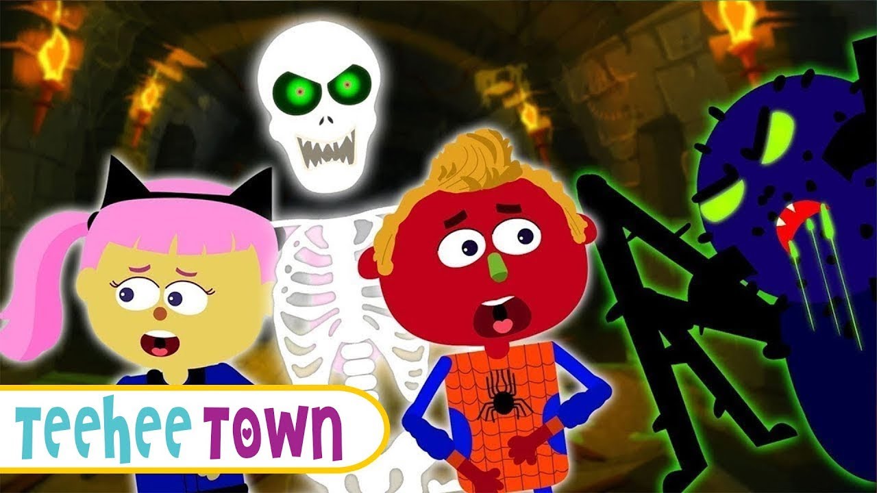 Spooky Haunted Tunnel Adventure Halloween Song | Spooky Scary Skeleton ...