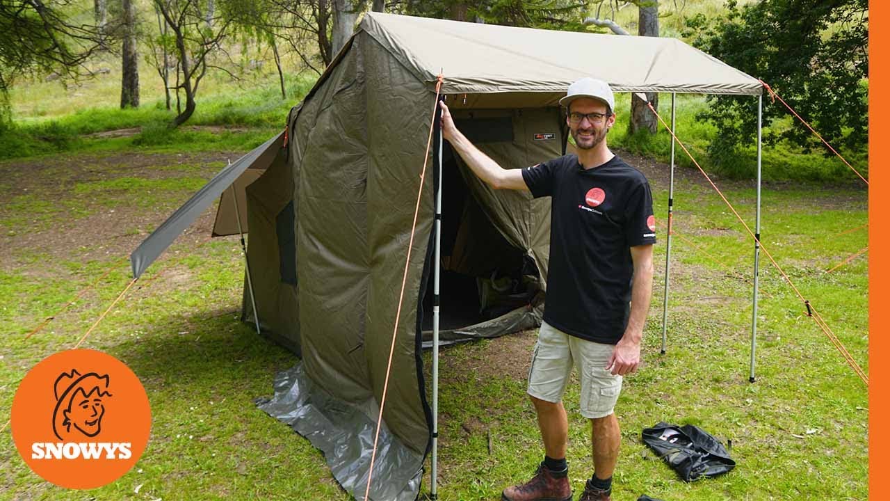 Oztent RV Plus Peaked Side Panels - YouTube