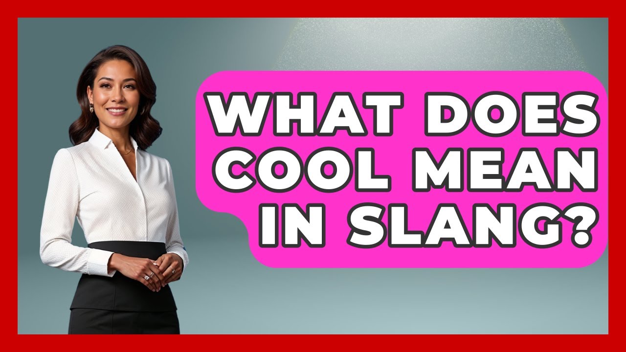 What Does Cool Mean In Slang? - Anecdotes in Quotation - YouTube