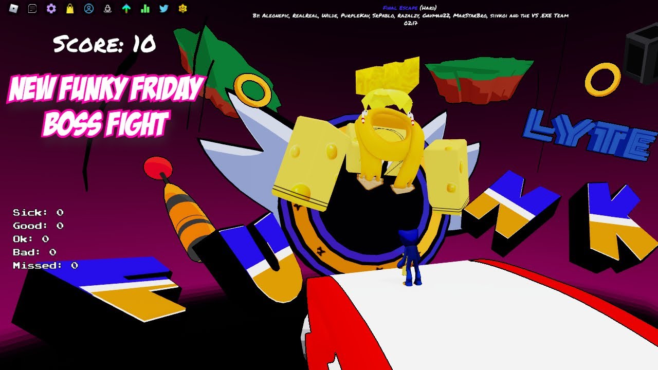 Testing New Boss In Roblox Funky Friday!!! [Final Escape Java Coded ...