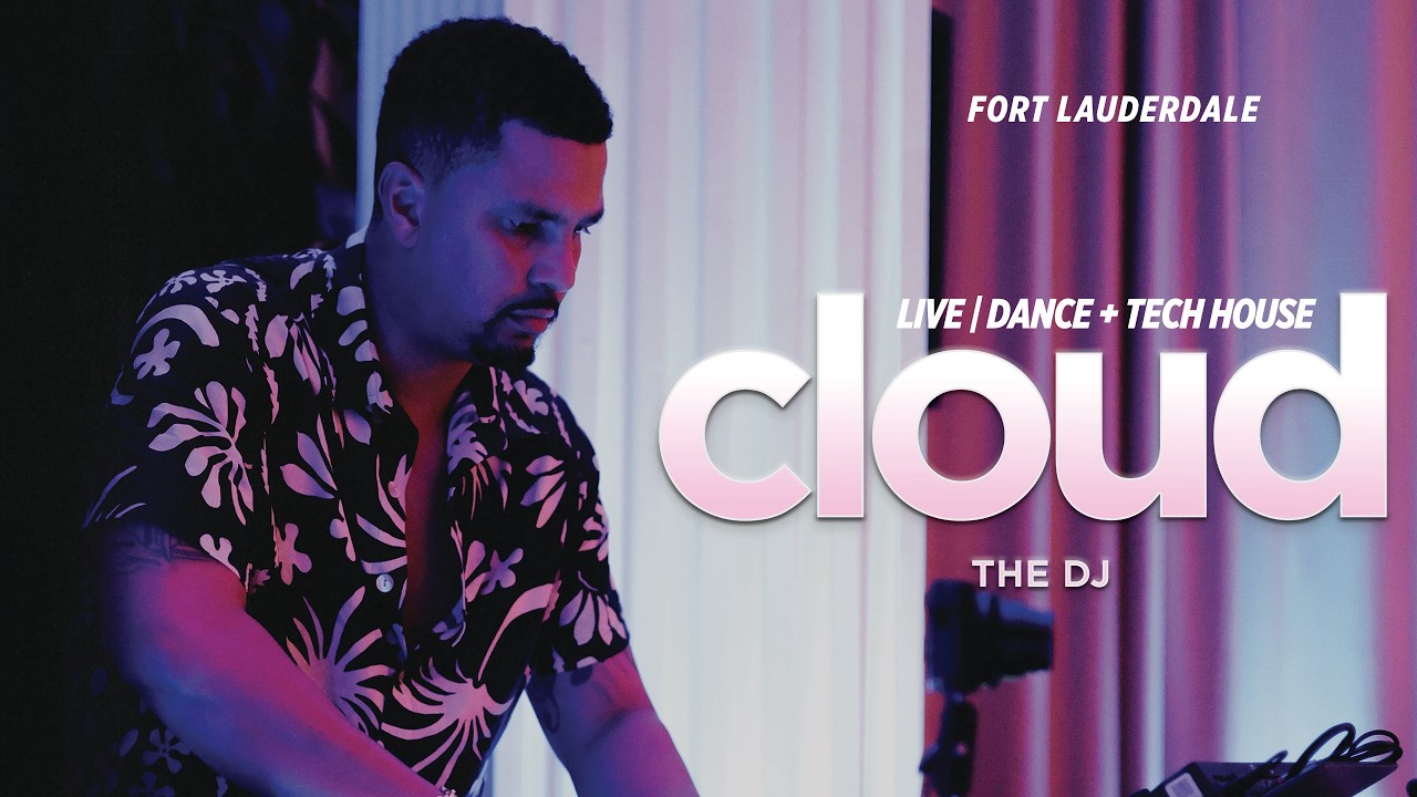 Cloud The DJ | Live Bass & Tech House DJ Set from Fort Lauderdale - YouTube