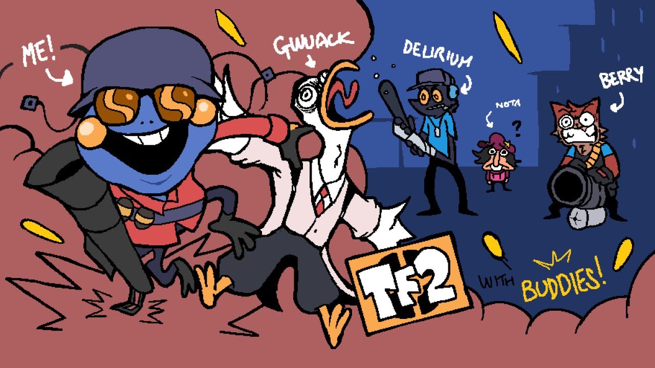 TF2 - WACKY TEAM FORT DEFENSE 2 ADVENTURES (w. friends) - YouTube