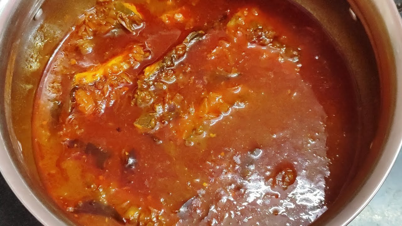 சுவையான சுறா மீன் குழம்பு|shark fish curry recipe in tamil - YouTube