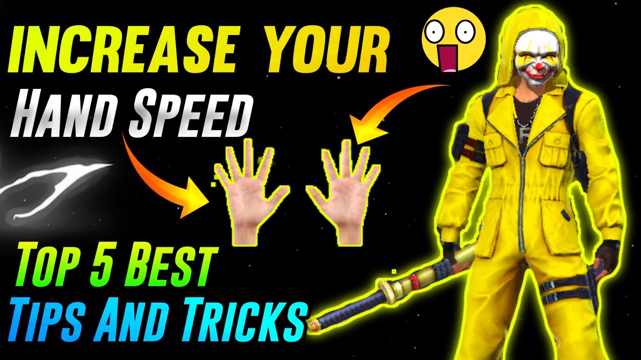 How To Increase Your Hand Speed🔥| Top 5 Amazing Tips - Garena Freefire ...