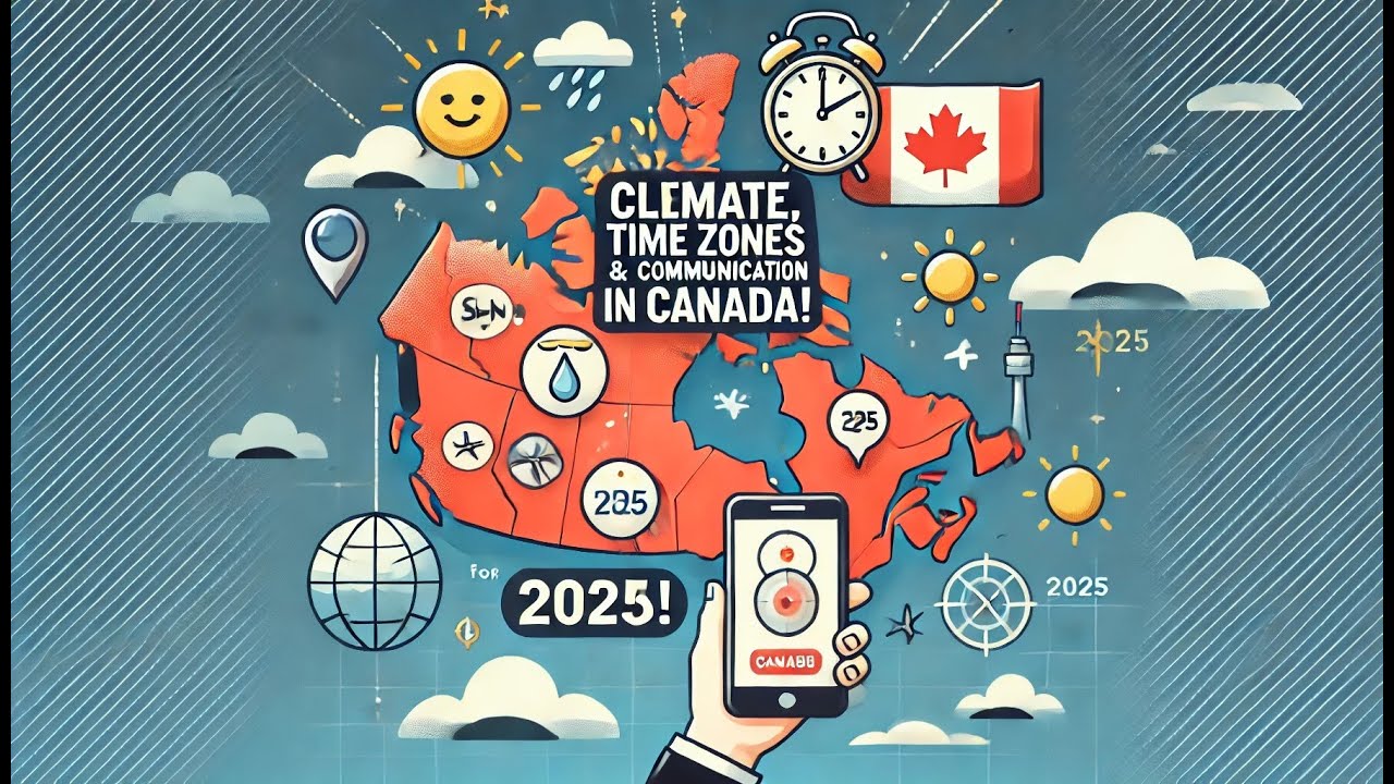 Climate, Time Zones, and Communication in Canada for 2025 - YouTube