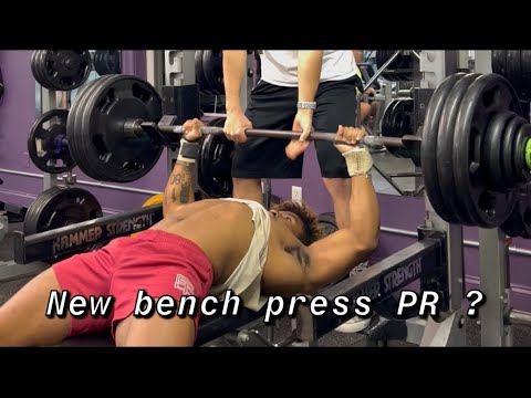 New bench press PR ? - YouTube