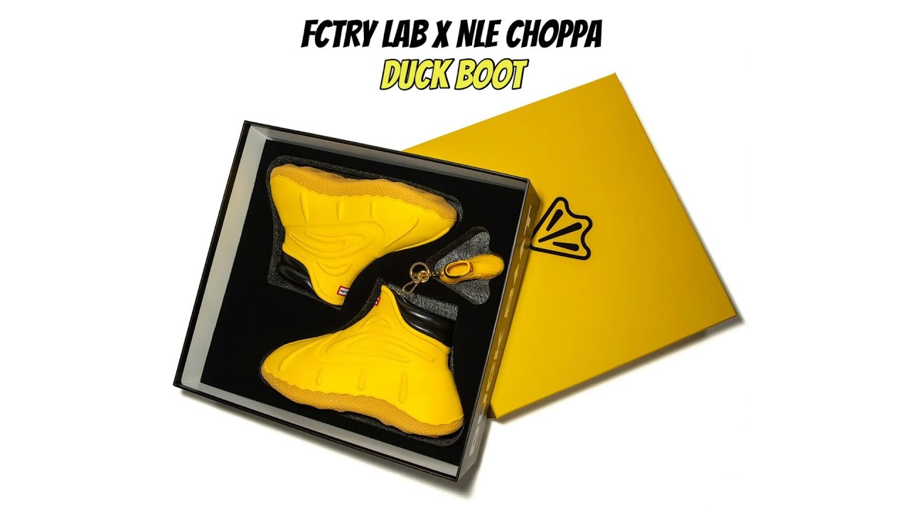 FCTRY LAb x NLE Choppa Duck Boot - YouTube
