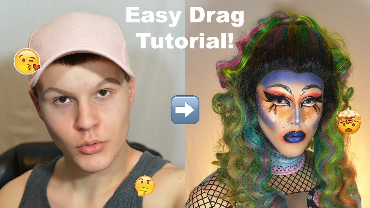 EASY SPACE DRAG MAKEUP - YouTube