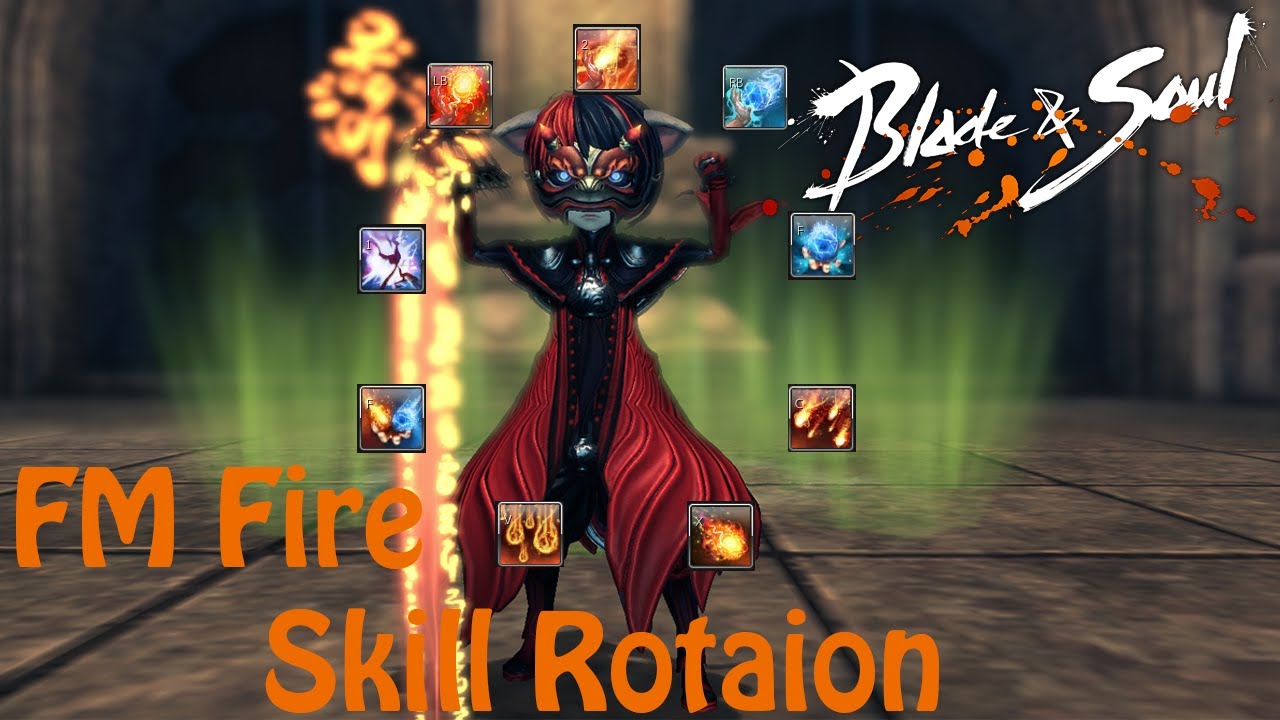 [BnSTH] Force Master(FM) Fire Skill Rotation Guide - YouTube