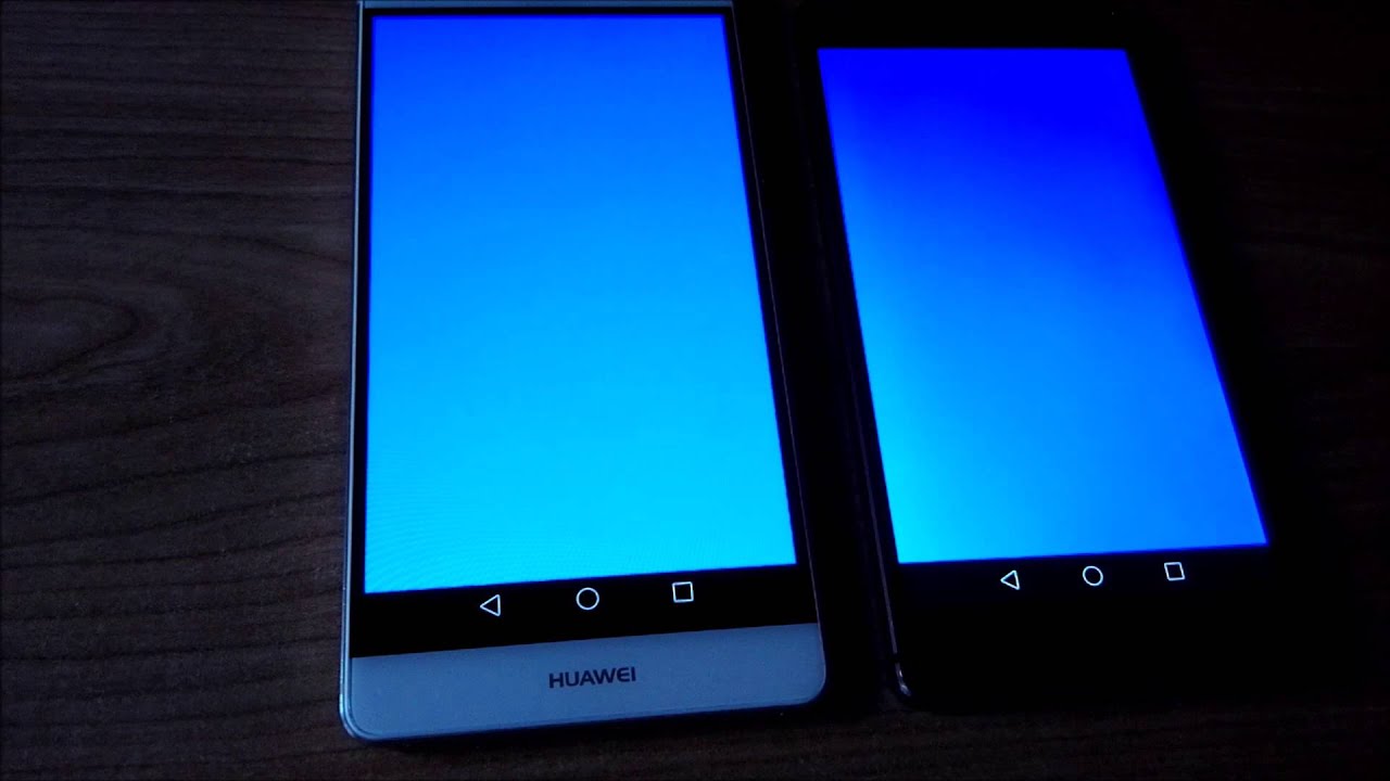 Huawei Mate S (amoled) vs Huawei P8 (IPS) Screen Test, LCD Test and ...