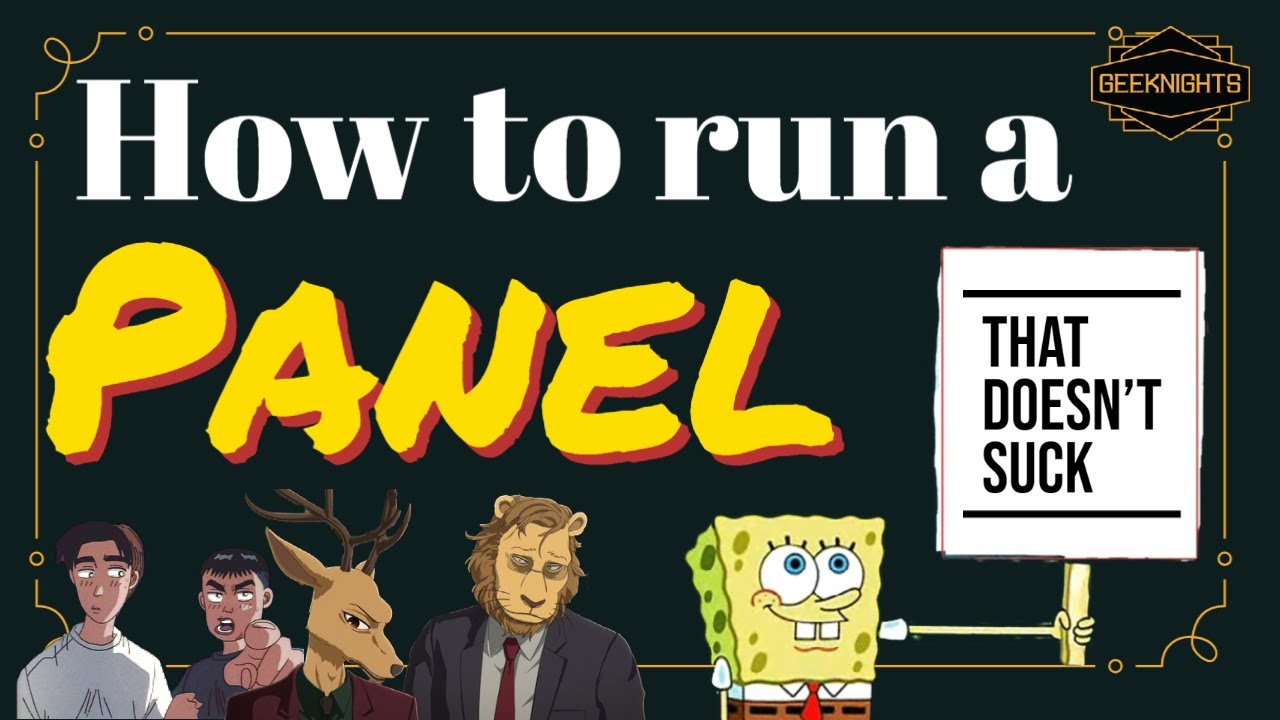 How to Run a Panel - YouTube
