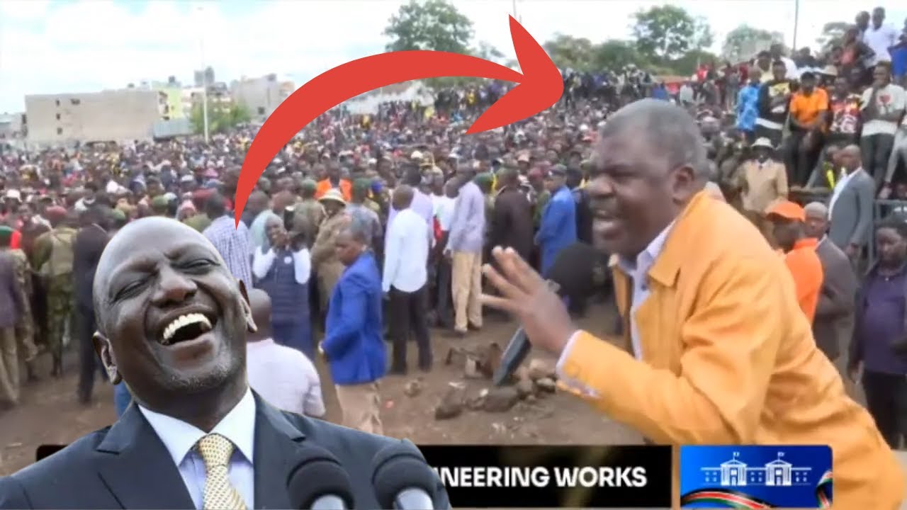 WATCH WHAT ODM MP TJ KAJWANG DID INFRONT OF PRESIDENT RUTO DURING HIS ...
