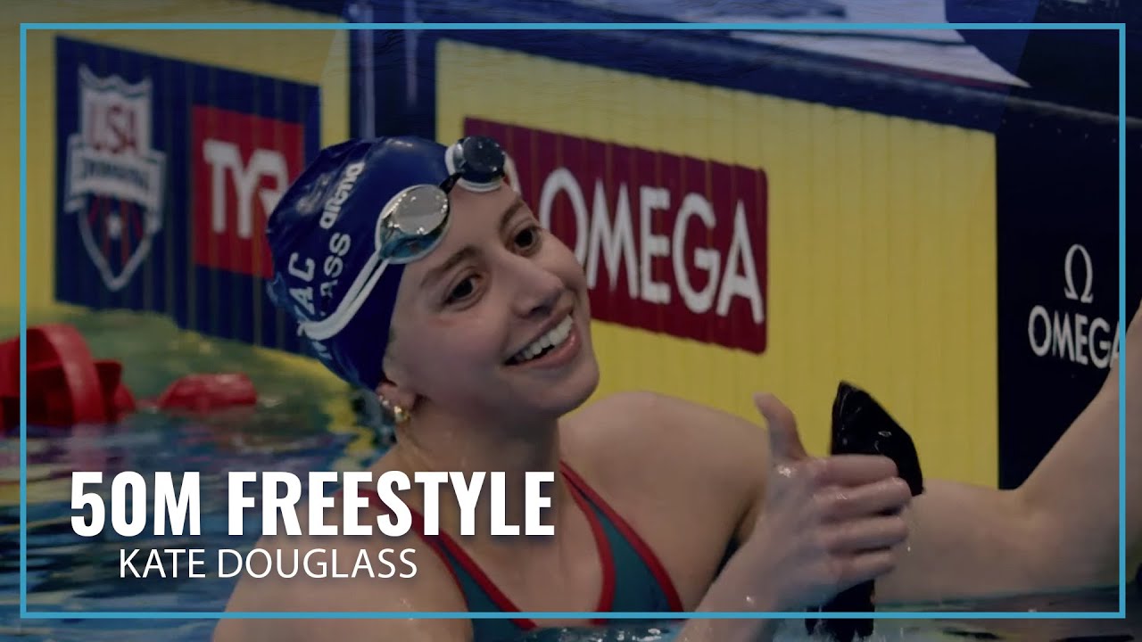 Kate Douglass Wins by .01 in 50M Freestyle Sprint | 2025 TYR Pro Swim ...