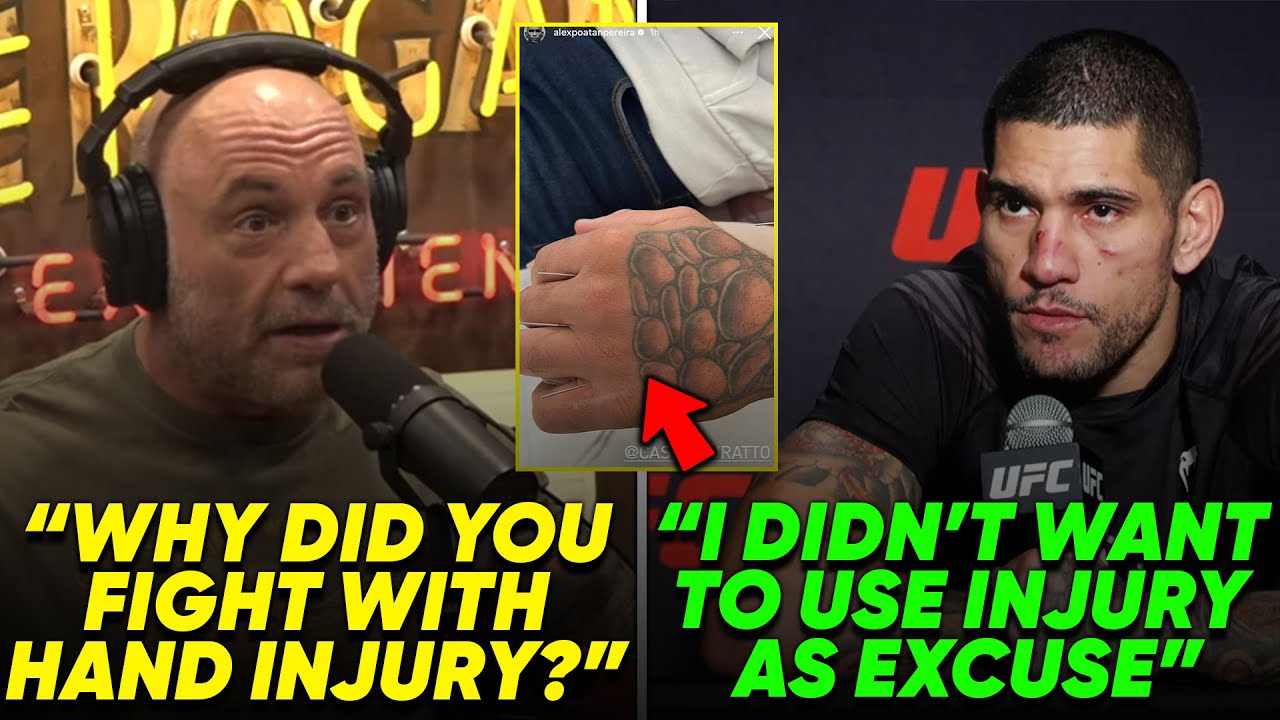 "IS IT TRUE YOUR HAND WAS BROKEN?" Joe Rogan Reacted to the HAND INJURY ...