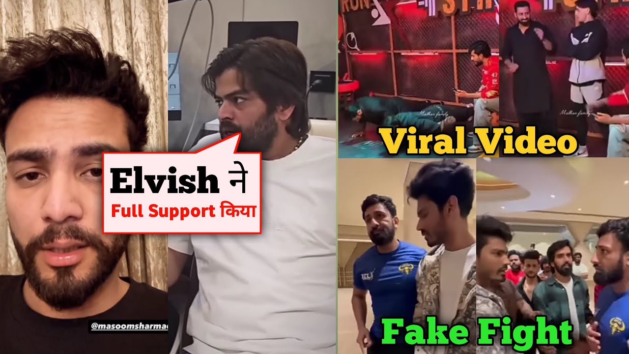 Masoom Sharma Talk About Elvish Yadav | Rajat Dalal Vs Asim Riaz Viral ...