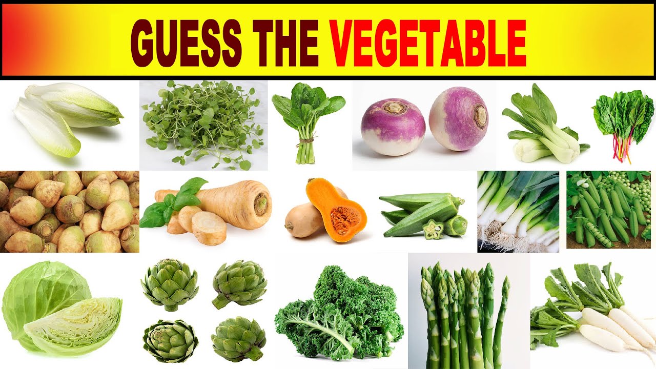 Guess The Vegetable Name 🌽🥕| Vegetable Quiz Challenge! 🍅🥦 - YouTube