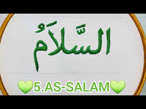 5.AS-SALAM HAND EMBROIDERY DESIGNS [#mysticaariembroidery] - YouTube