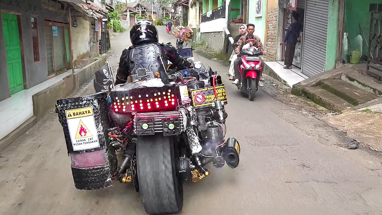 Riding World’s Largest Batman Bike Built From Scratch - YouTube