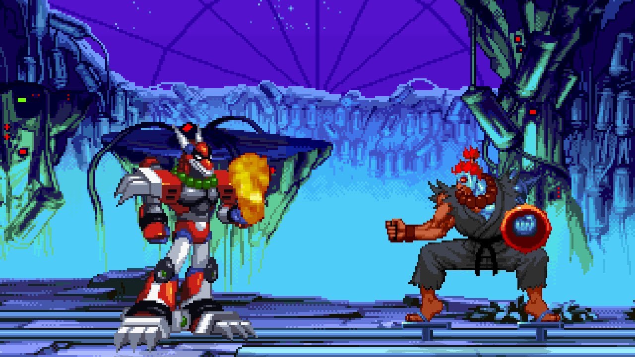 Magma Dragoon VS Cyber Akuma/Mech Gouki [MUGEN/IKEMEN GO] - YouTube