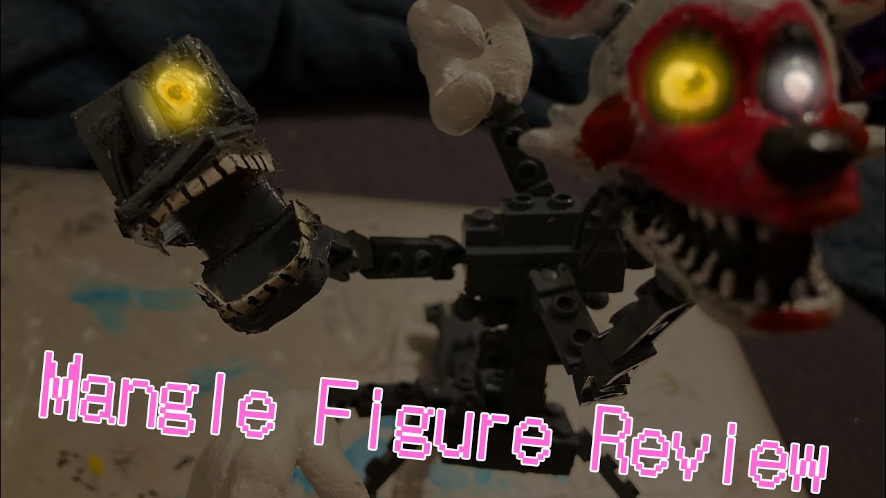 FNAF 2 Mangle Custom figure review (HAPPY NEW YEARS!!!) - YouTube