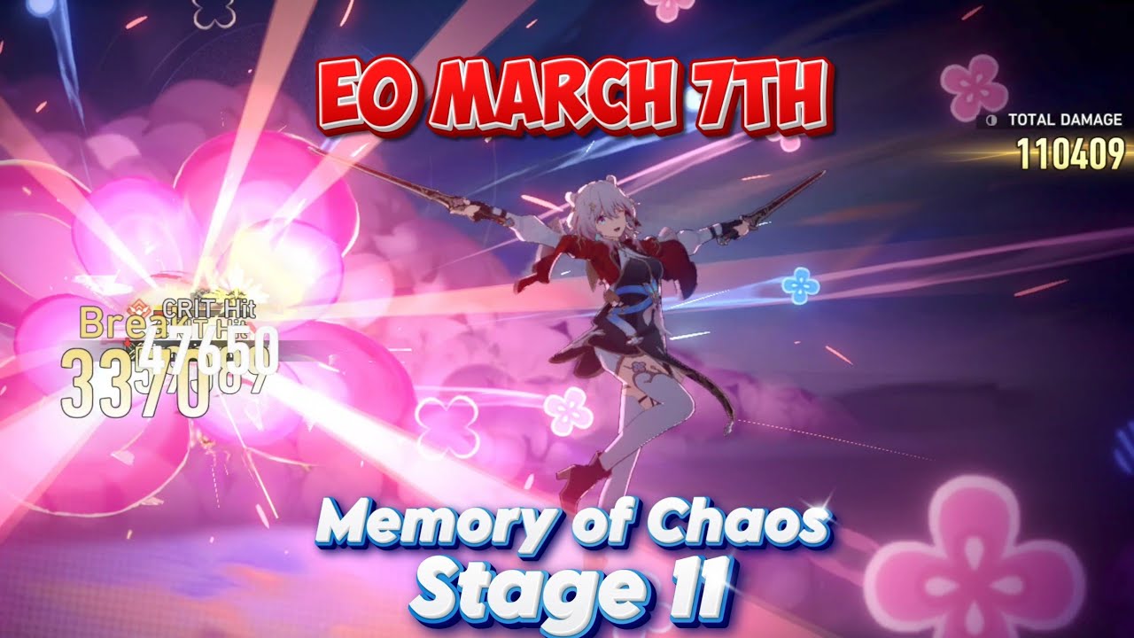 How Good E0 March 7th • Topaz ° Robin ° Aventurine in MoC Stage 11 ...