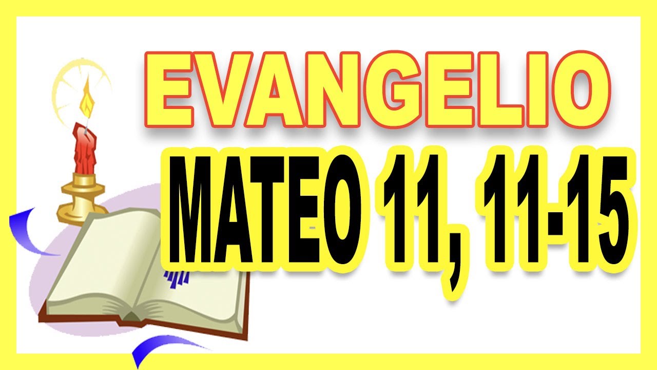 ️ EVANGELIO según San MATEO 11, 11-15 📌 PADRE GUILLERMO SERRA 【 Más ...