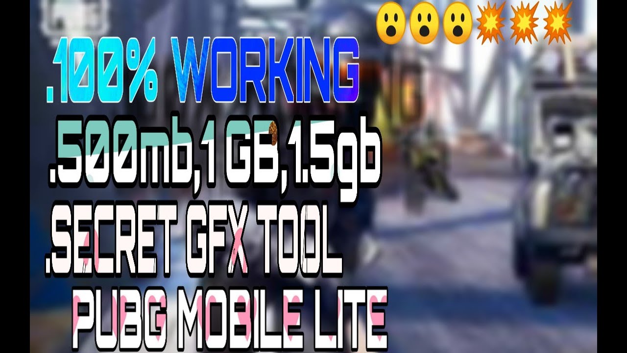 100% WORKING SECRET GFX TOOL PUBG MOBILE LITE FIX CLOSE RANGE LAG - YouTube