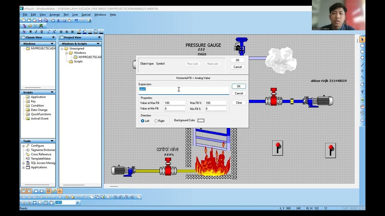 PROJECT SCADA BOILER membuat udara steam menggunakan aplikasi ...